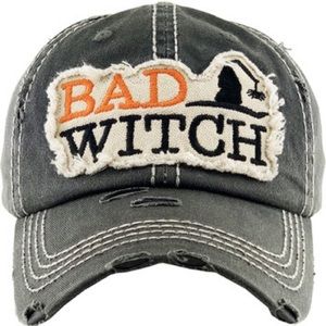 Accessories | Bad Witch Washed Vintage Ballcap | Poshmark